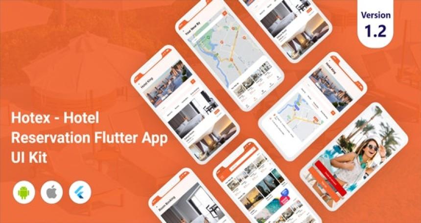 CodePlus - Hotex - Hotel Reservation Flutter App UI Kit