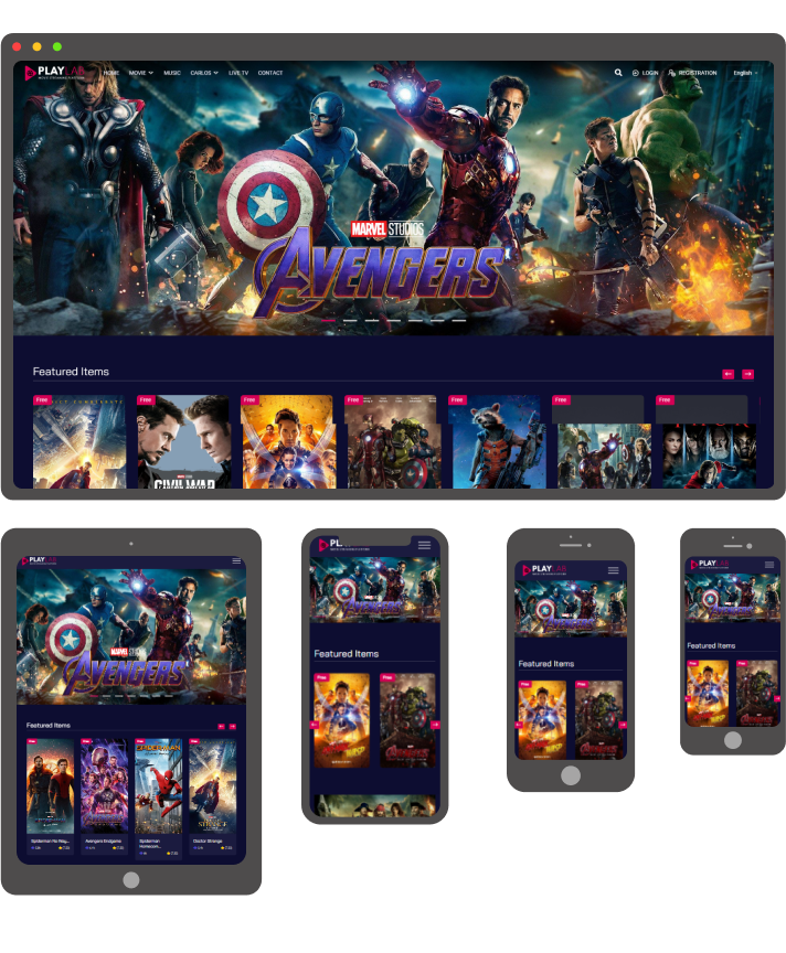 Playlab - On Demand Movie Streaming Platform