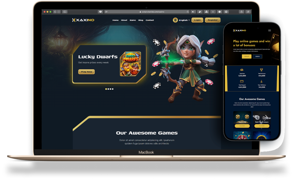 Xaxino - Ultimate Casino Platform